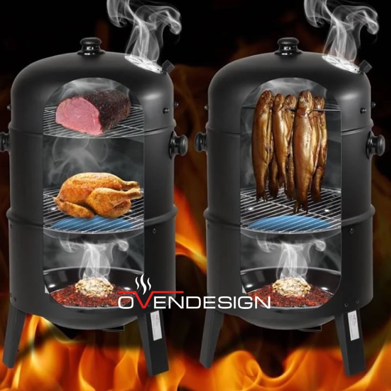 3 in 1 Barbecue Smoker BBQ grill Charcoal BBQ Grill | Ovendesign