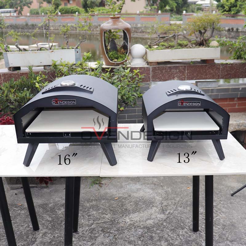 13″ / 16″ Outdoor Portable Gas Pizza Oven, Easily Assembled, Gas Pizza ...