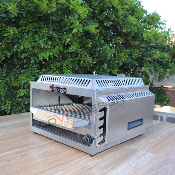 Portable Upper Infrared Burner Pizza Oven and BBQ Grill Cook With Pizza ...