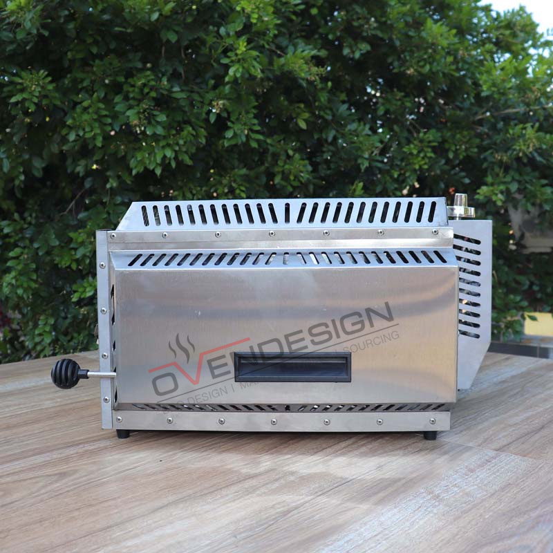 Portable Upper Infrared Burner Pizza Oven and BBQ Grill Cook With Pizza ...